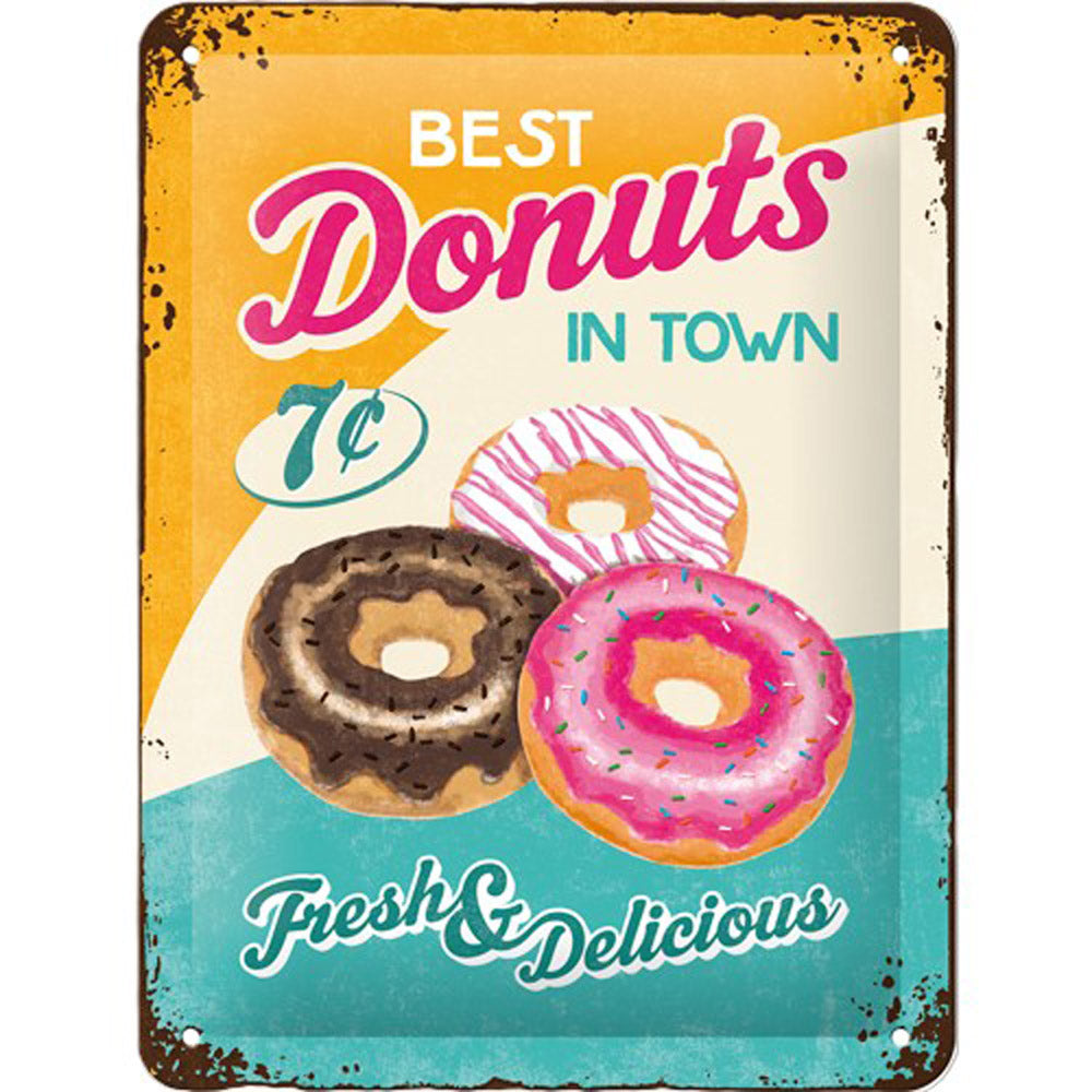 Nostalgic-Art Small Donuts Sign (15x20cm) - LatestBuy