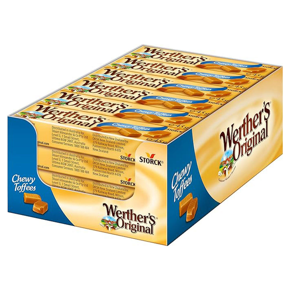 Werthers Original Chewy Caramel Toffee (24x45g) - LatestBuy